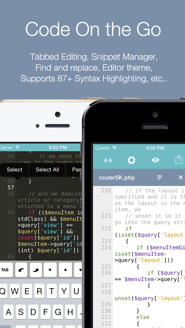 Koder Code Editor For IOS