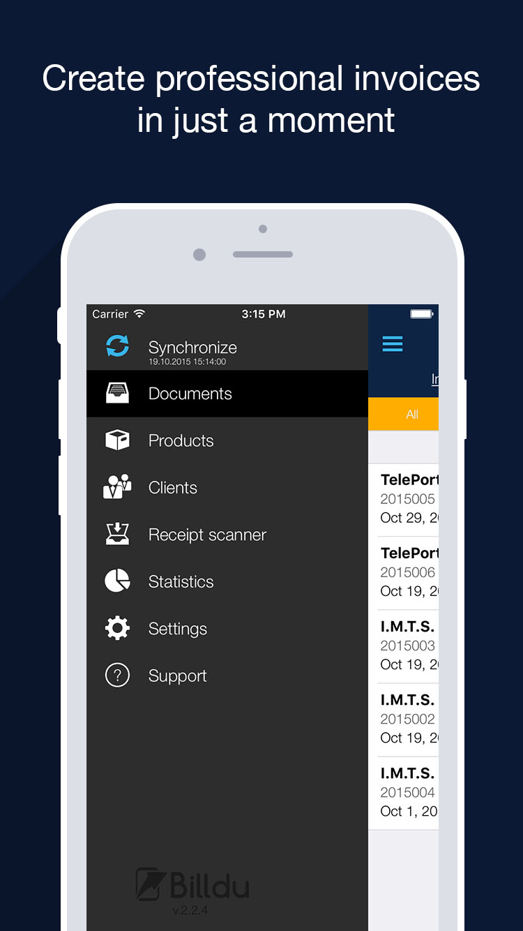 Billdu - Invoices & estimates for small business