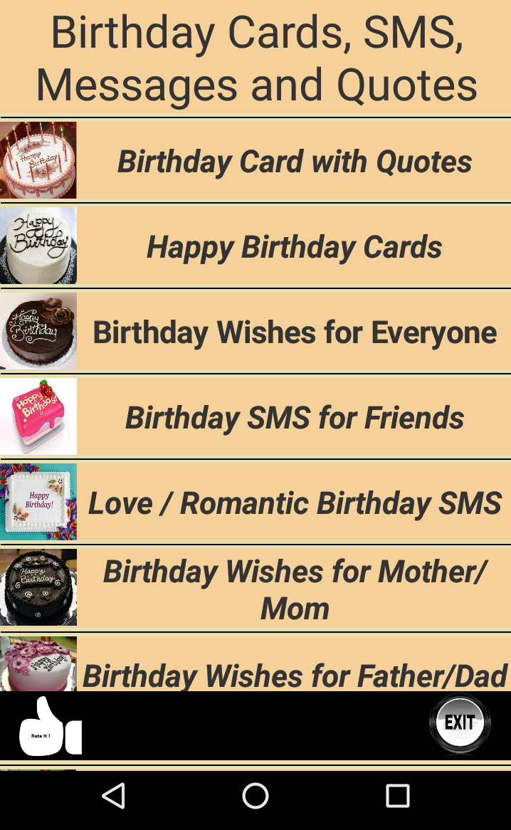 Happy Birthday Cards And Quotes Happy Birthday Cards And Quotes