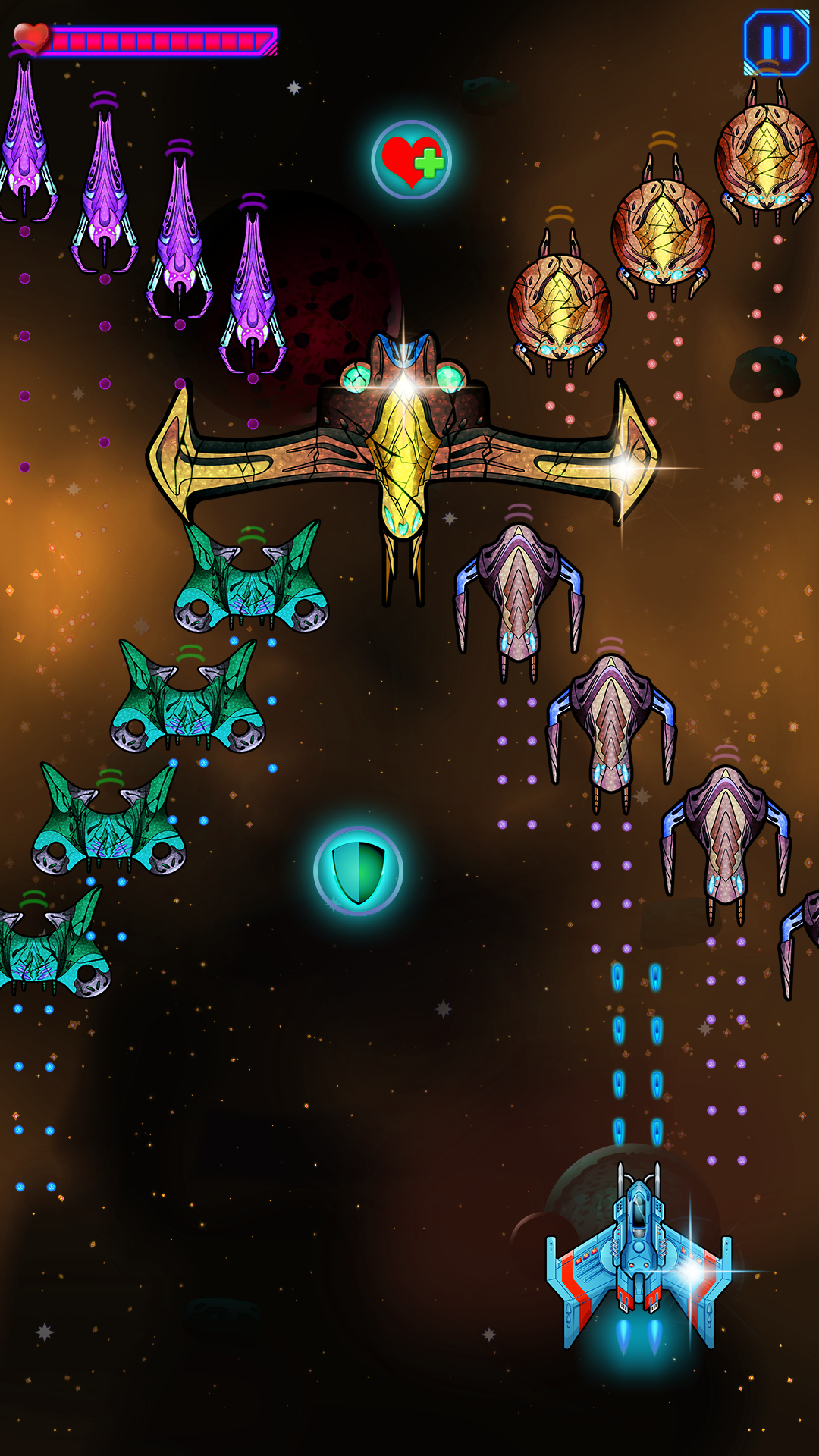 Planet Warfare Space Shooter Arcade Game