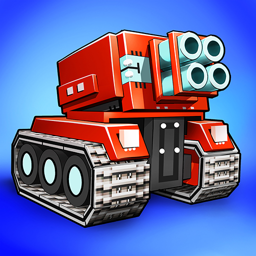Blocky Cars - pixel shooter on cars & tanks