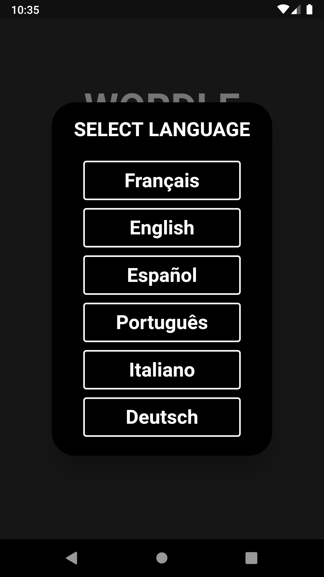 WORDLE APP ANDROID WORDLE APP ANDROID