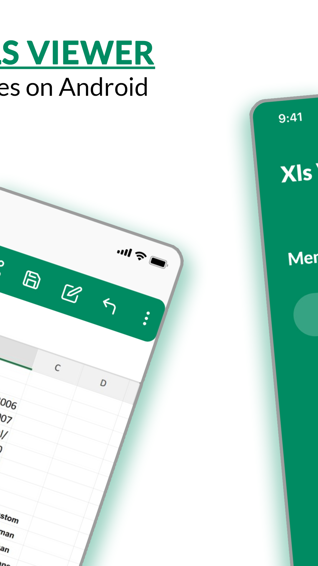 XLSX File Viewer XLS Reader